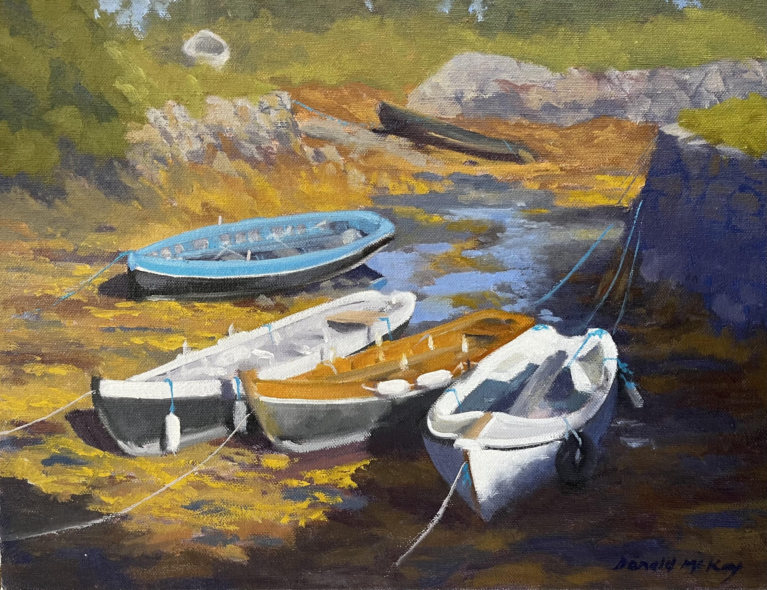 Old Harbour Roundstone | Lavelle Art Gallery